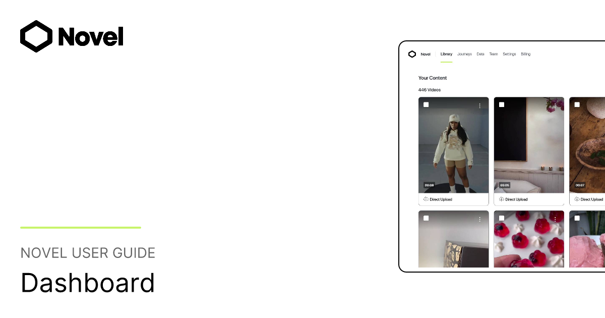 Dashboard | Novel User Guide